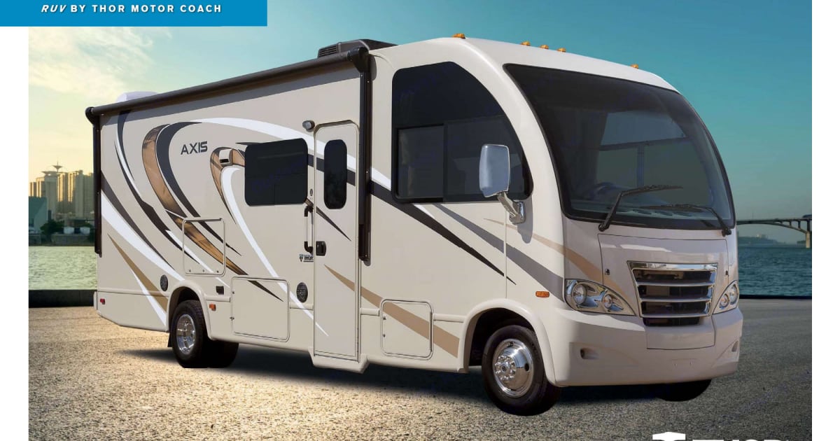 2017 Thor Axis Class A Rental in College Station, TX | Outdoorsy
