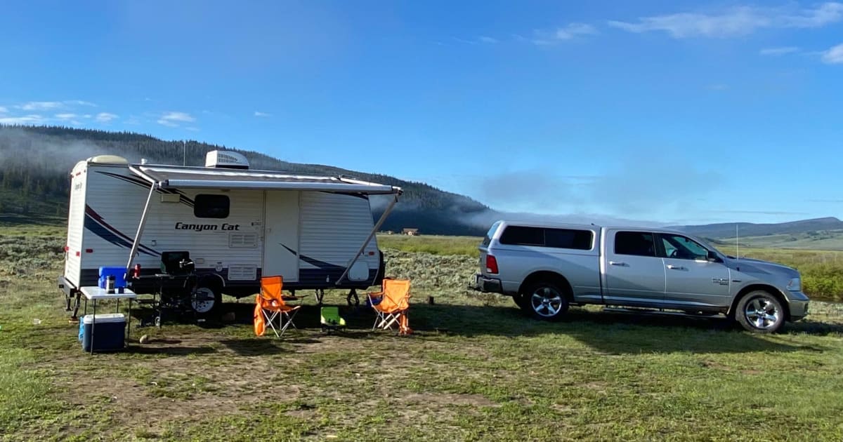 2014 Palomino Canyon Cat Travel trailer Rental in Jackson, WY | Outdoorsy