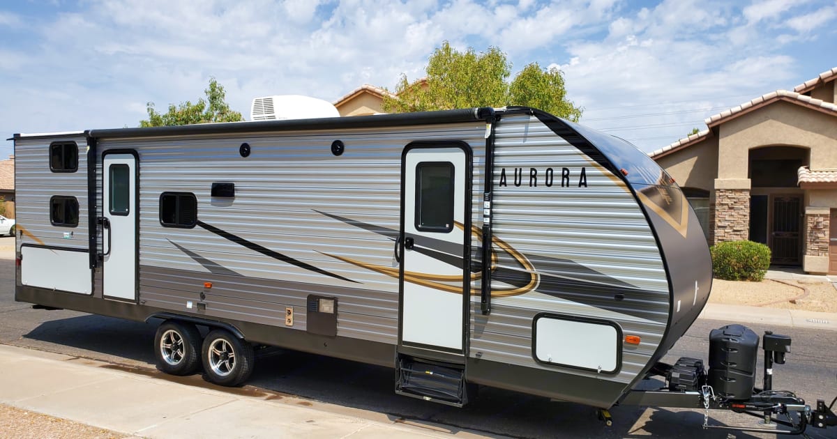 2021 Forest River Aurora 28BHS Travel trailer Rental in Gilbert, AZ ...