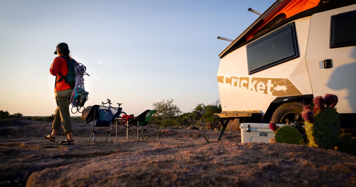 2022 TAXA Outdoors Cricket Camper Travel trailer Rental in Las Vegas ...