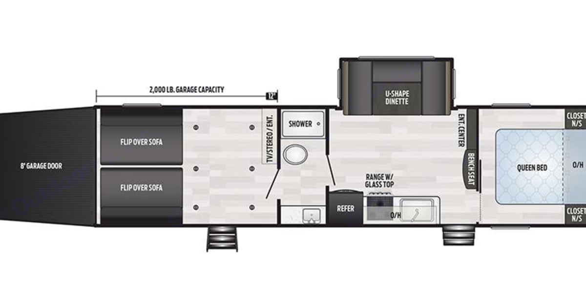 2020 Keystone Springdale Toy hauler Rental in YUKON, OK | Outdoorsy