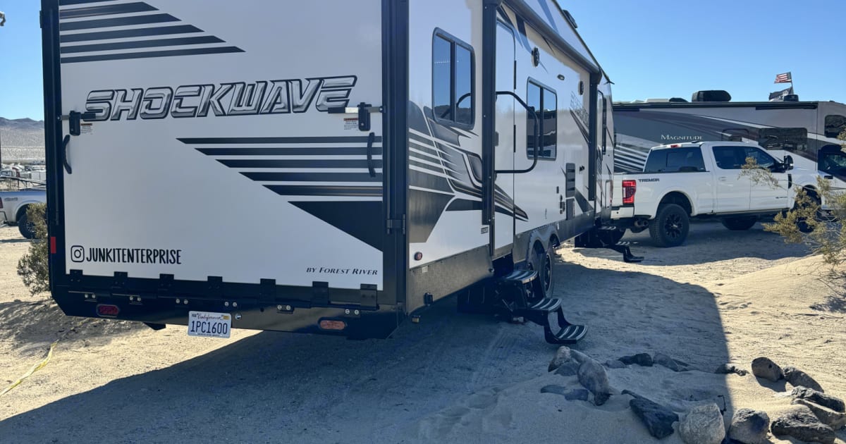 2023 Forest River Shockwave Toy hauler Rental in Beaumont, CA | Outdoorsy