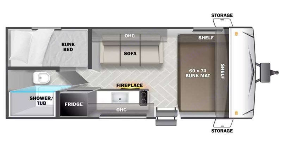 2024 Forest River Evo 175 BHGT Travel trailer Rental in Davis, CA ...