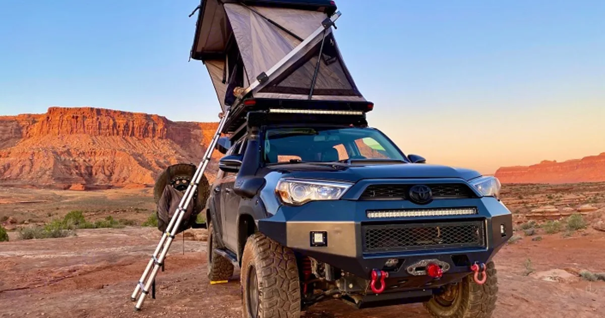 2014 Toyota 4Runner Trail Edition Premium Truck Camper Rental in Golden ...