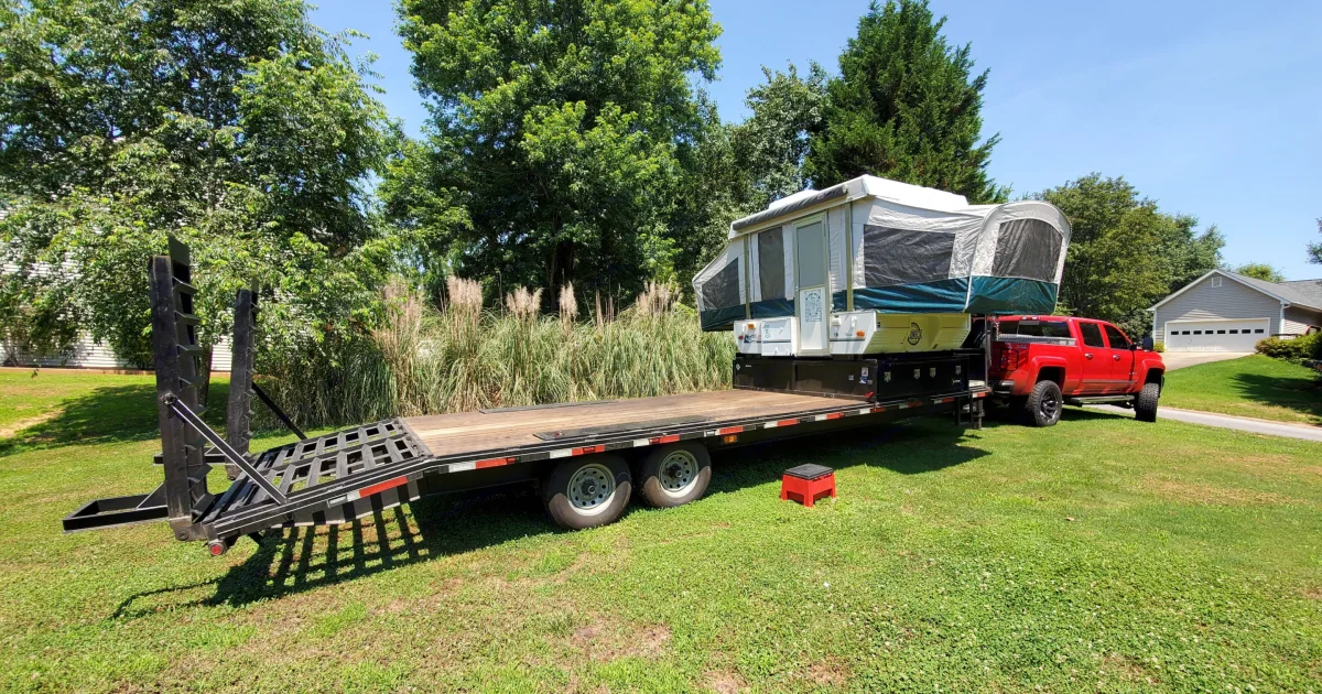 2019 Coleman Coleman Pop-Up Camper with Gooseneck Trailer Toy hauler ...