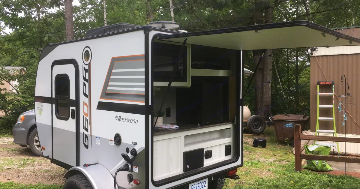 2019 Rockwood GeoPro G-12RK Travel trailer Rental in Hersey, MI | Outdoorsy