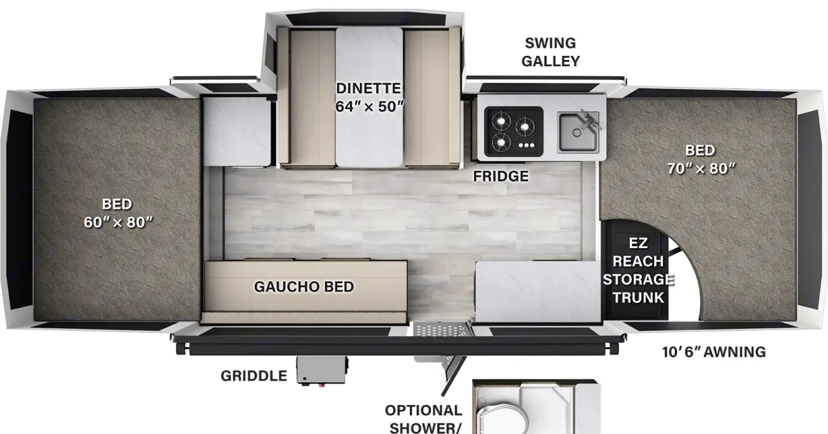2023 Forest River Rockwood ESP Folding trailer Rental in Tehkummah, ON ...