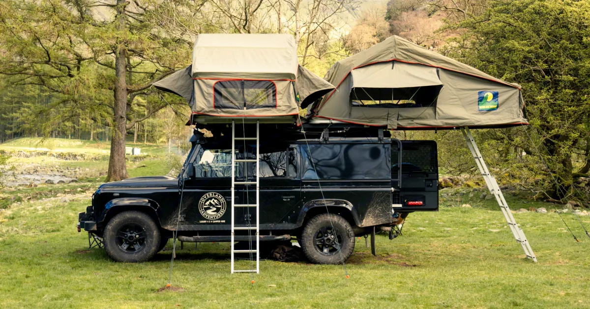 2016 Land Rover Defender 110 Utility + 2 Roof Tents Camper van Rental ...