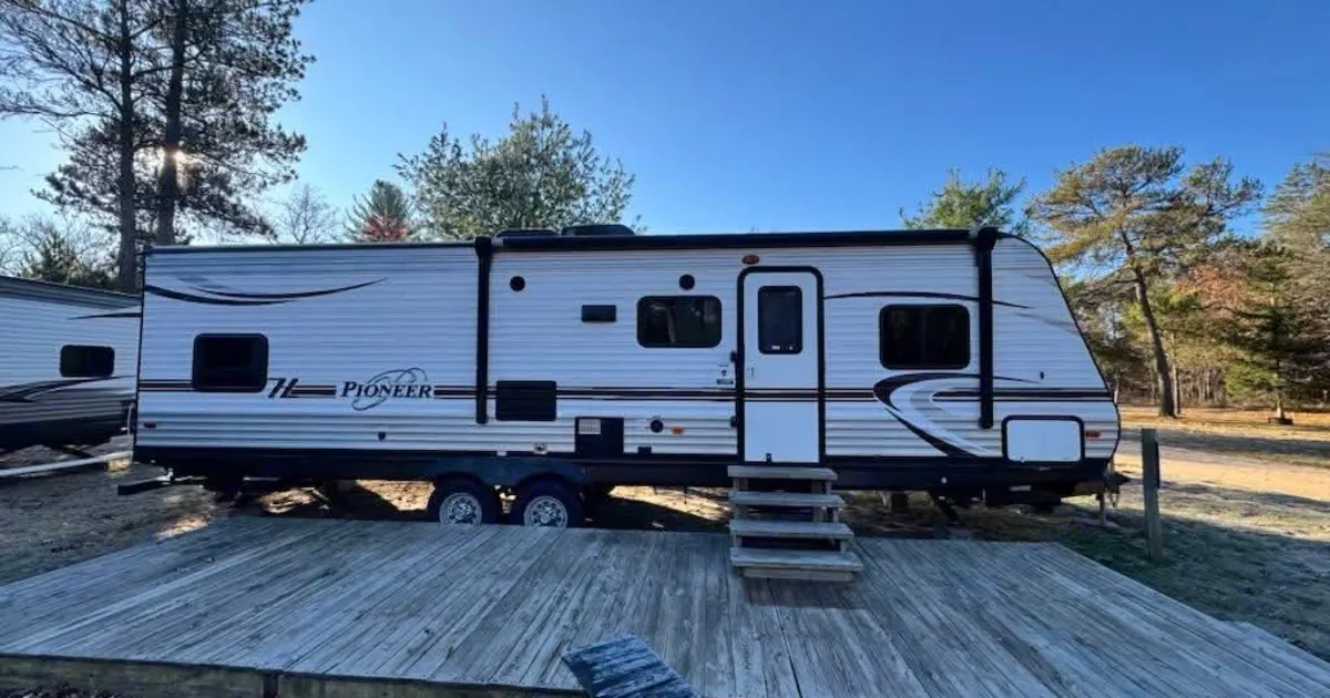 2016 Heartland RVs Pioneer Travel trailer Rental in Mancelona, MI ...