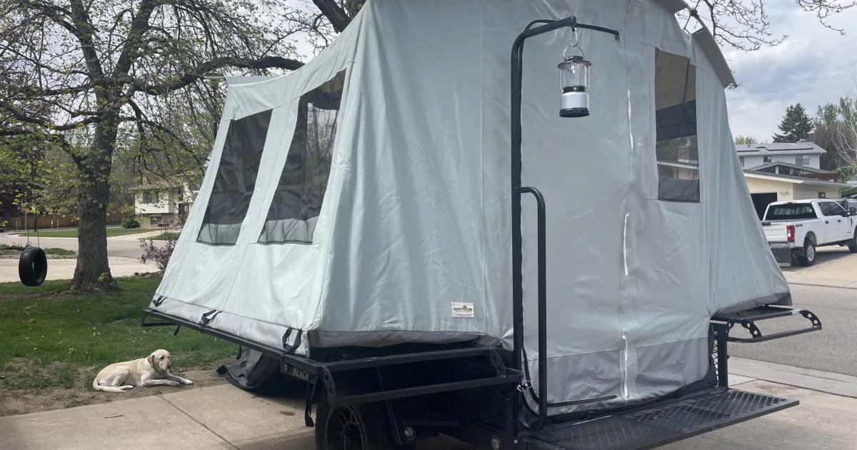 2020 Jumping Jack 6x8 Utility Blackout Folding trailer Rental in ...