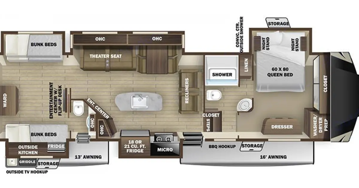 2020 Highland Ridge RV Open Range Fifth-wheel Rental in Canton, TX ...