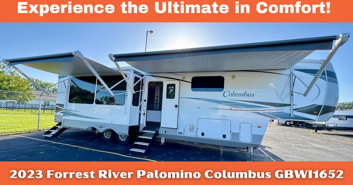 2023 Forest River Palomino Columbus Fifth-wheel Rental in Green Bay, WI ...