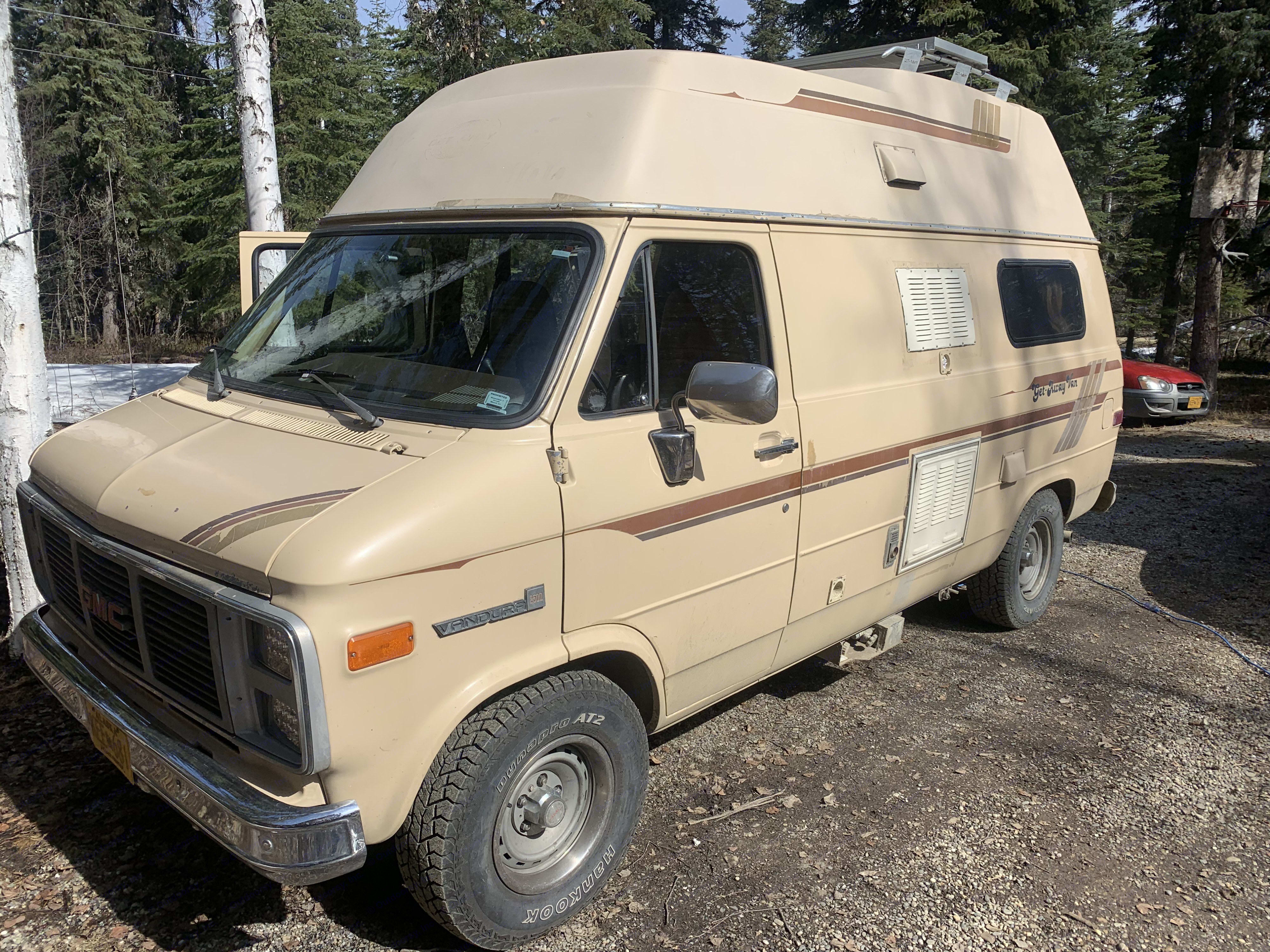 1985 Gmc GMC Get-Away Conversion Van Camper Van Rental in Fairbanks, AK ...