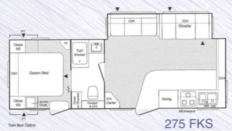 2002 Keystone Sprinter Travel Trailer Floor Plan | Viewfloor.co