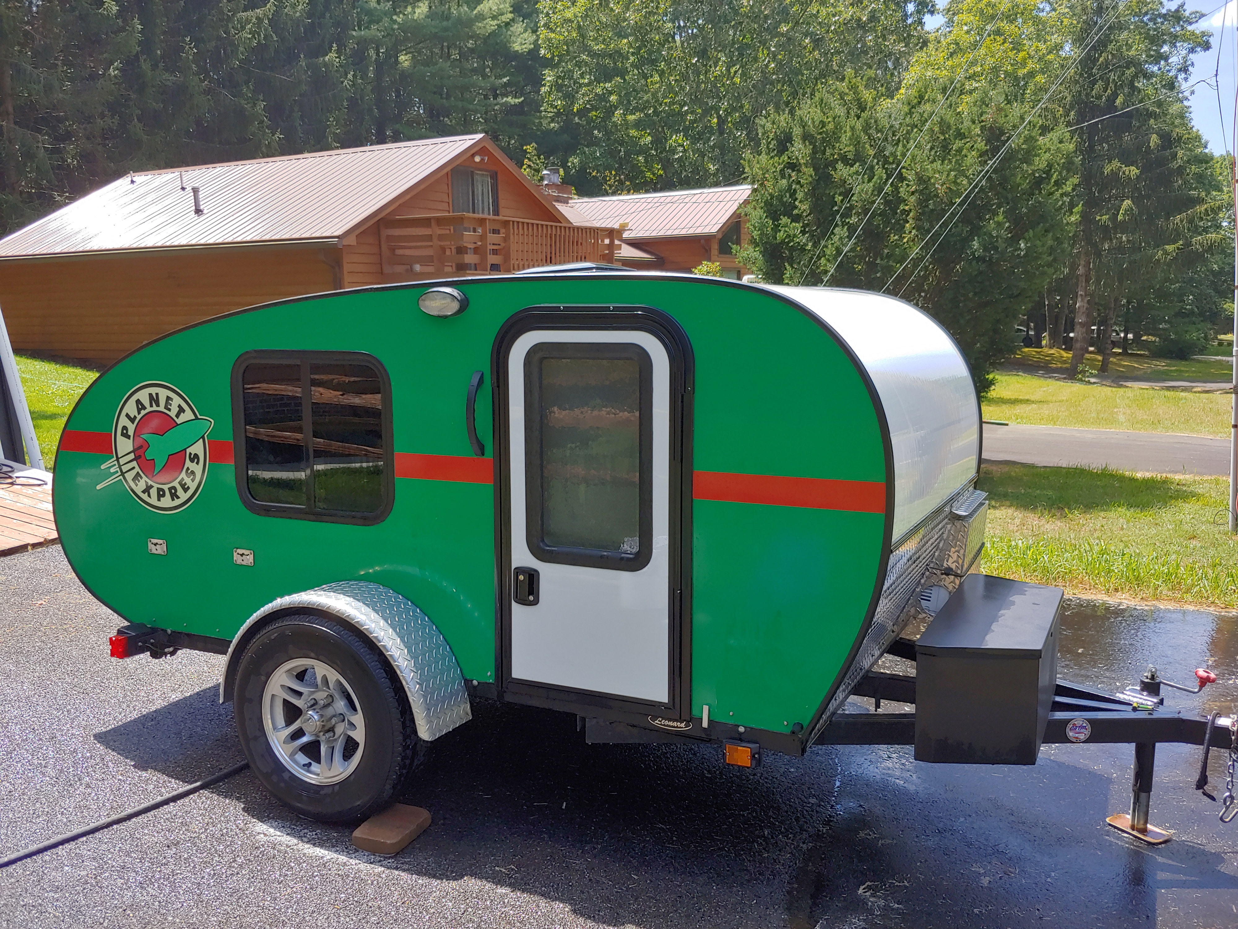 2016 Rustic Trail Teardrop Camper Papa Bear Trailer Rental in ...