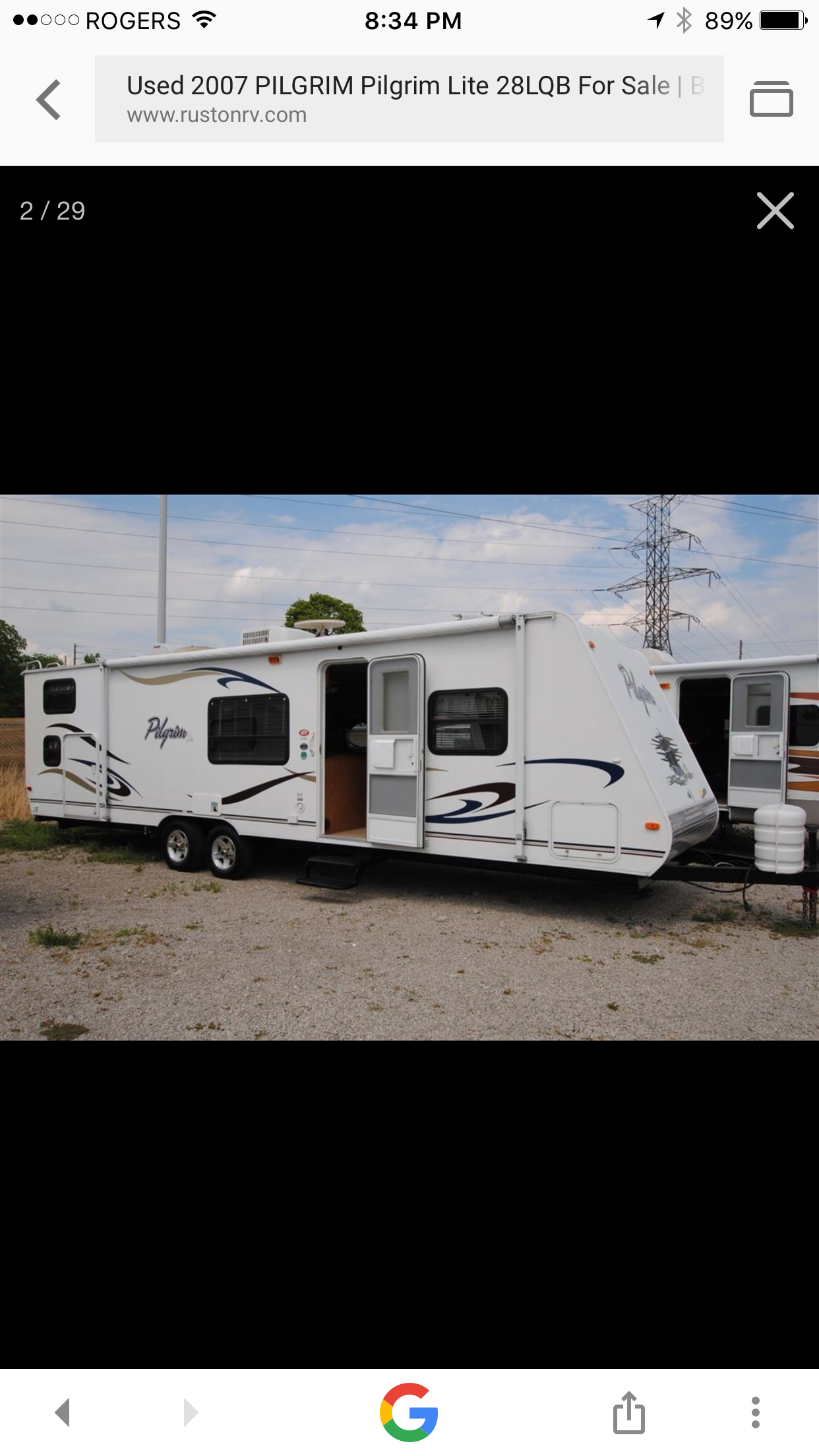 2008 Pilgrim International Pilgrim Trailer Rental in Whitby, ON | Outdoorsy