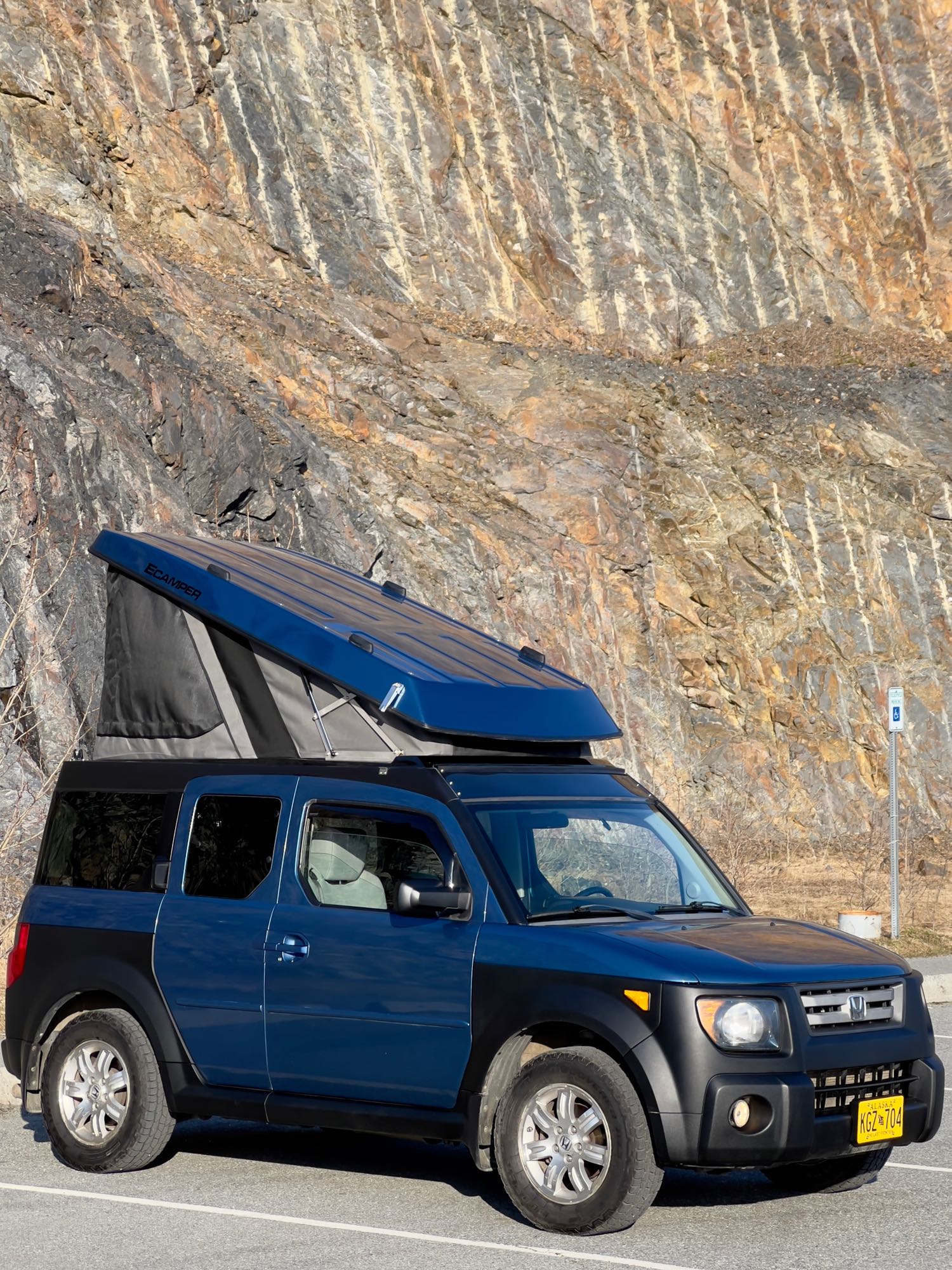 Honda Element Camping Mods