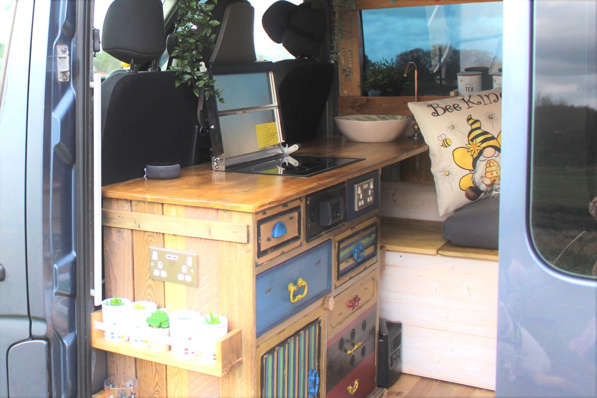 Bee campervan for hire, Warrington - Quirky Campers