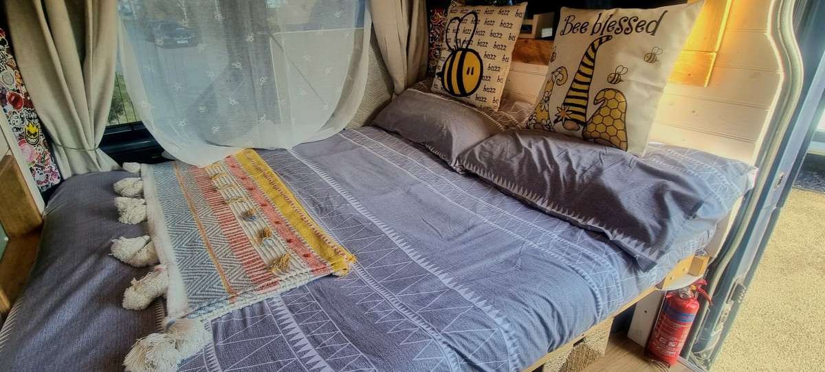 Bee campervan for hire, Warrington - Quirky Campers