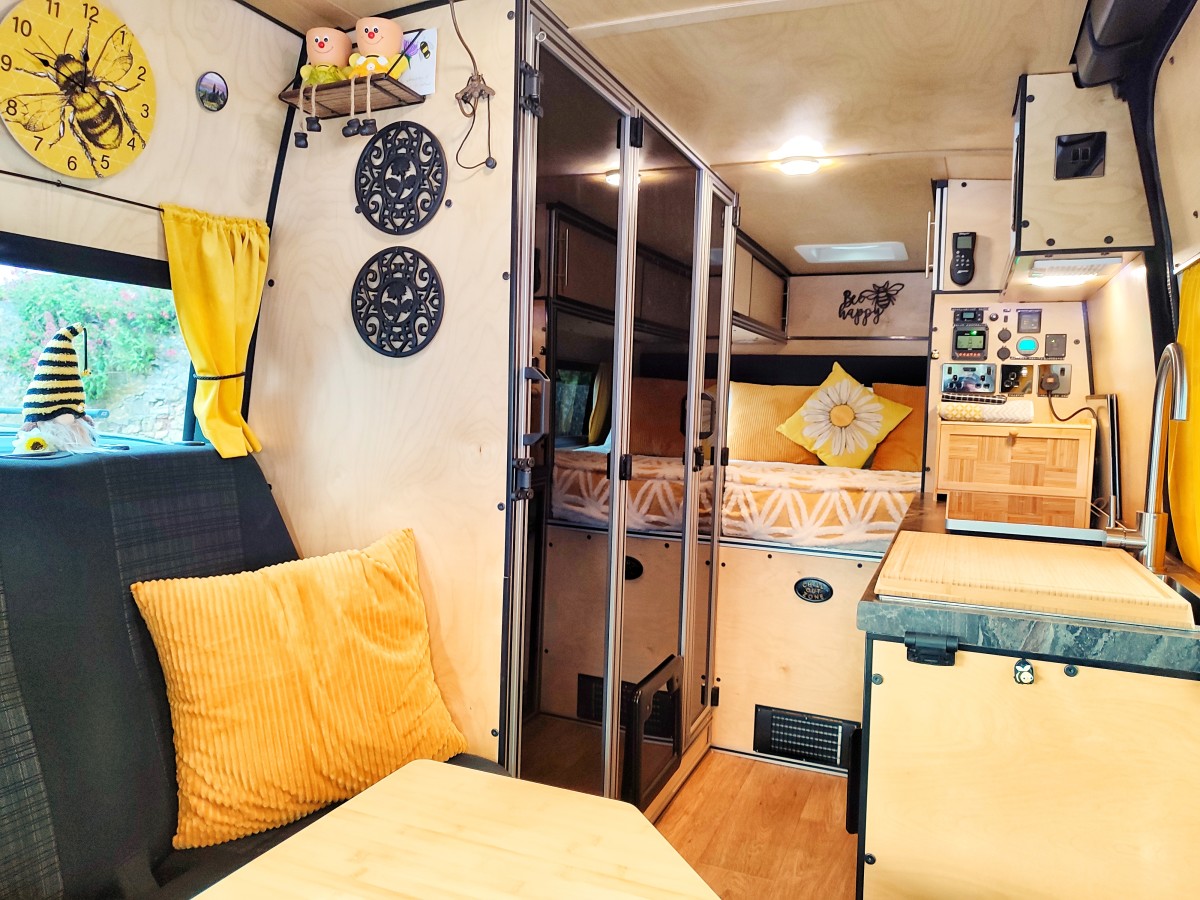 Bumblebee campervan for hire, Langford - Quirky Campers