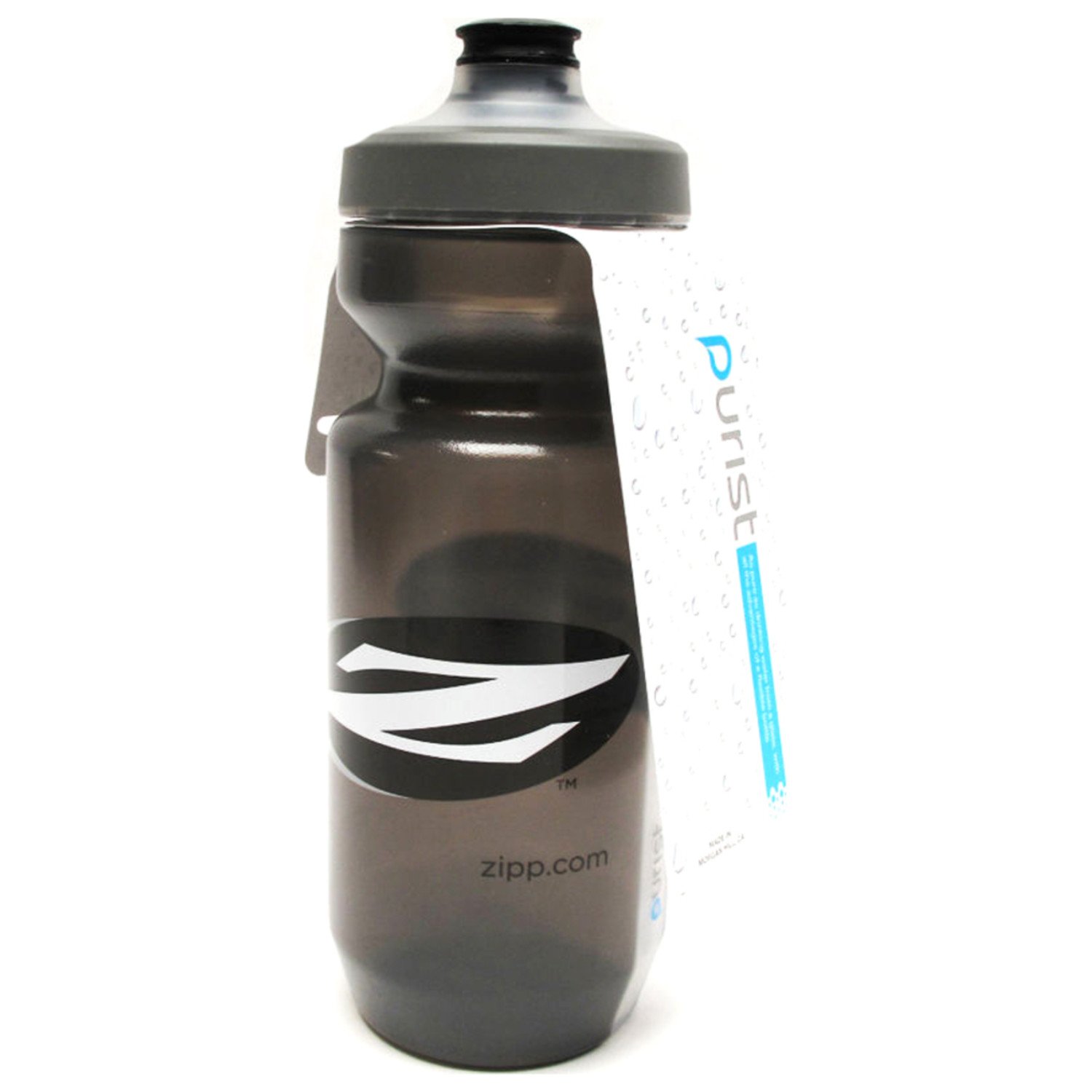 Zipp Water Bottle Purist Watergate By Specialized Zipp - Grey - 26 oz