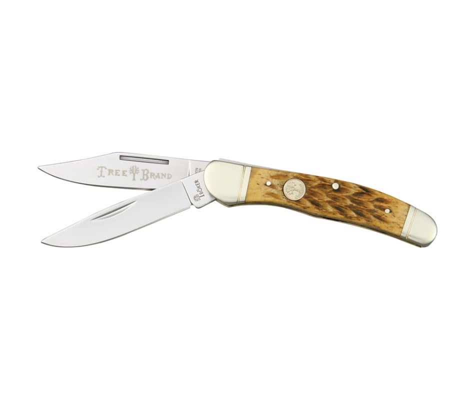 Boker Traditional Series Copperhead Knife - Brown Bone Handle