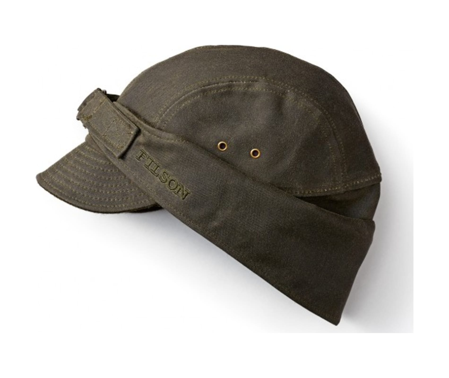 Filson 60063 Tin Cloth Wildfowl Hat Otter Green - Large