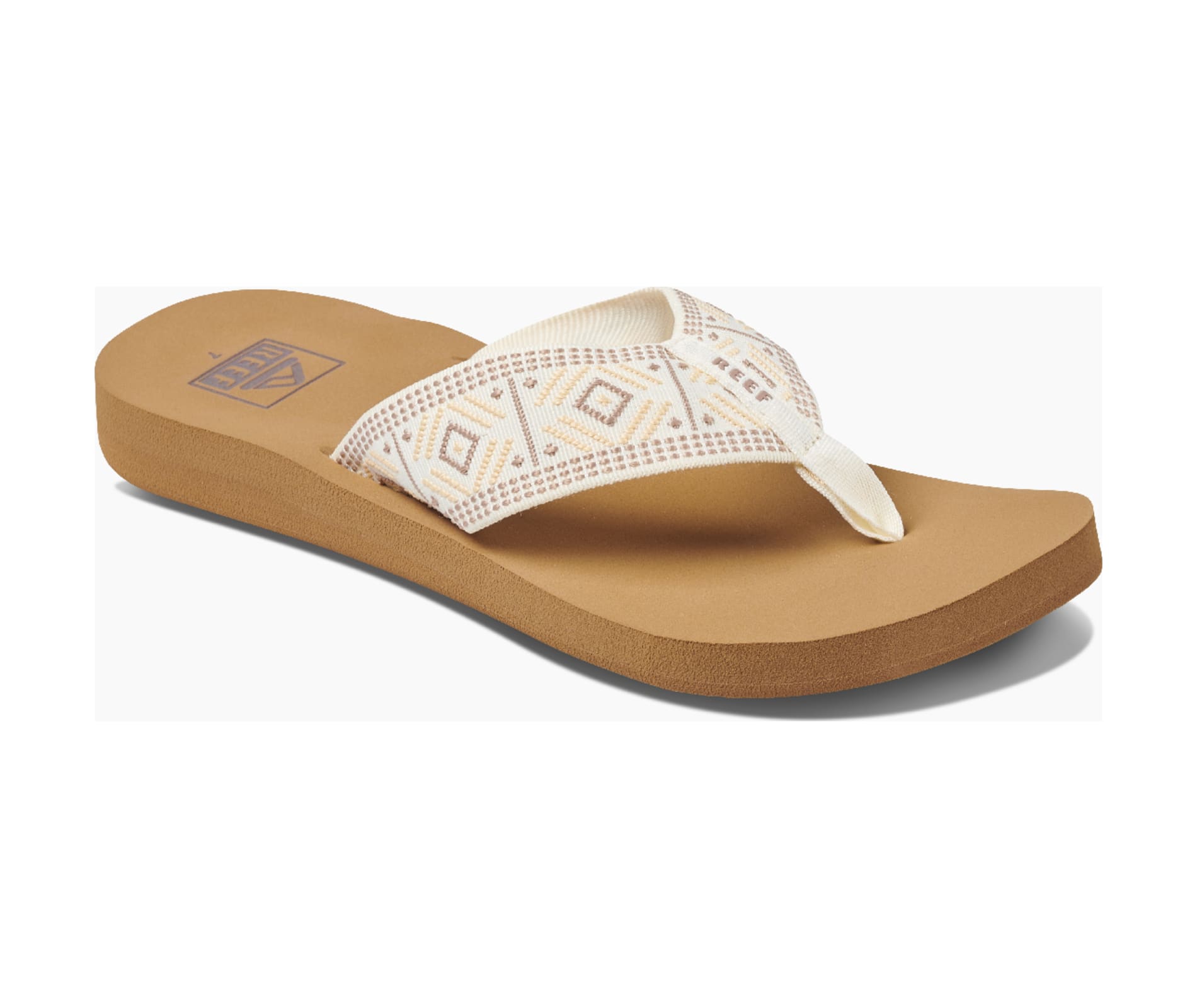 Reef Women's Reef Spring Woven Sandal - Vintage White - 10