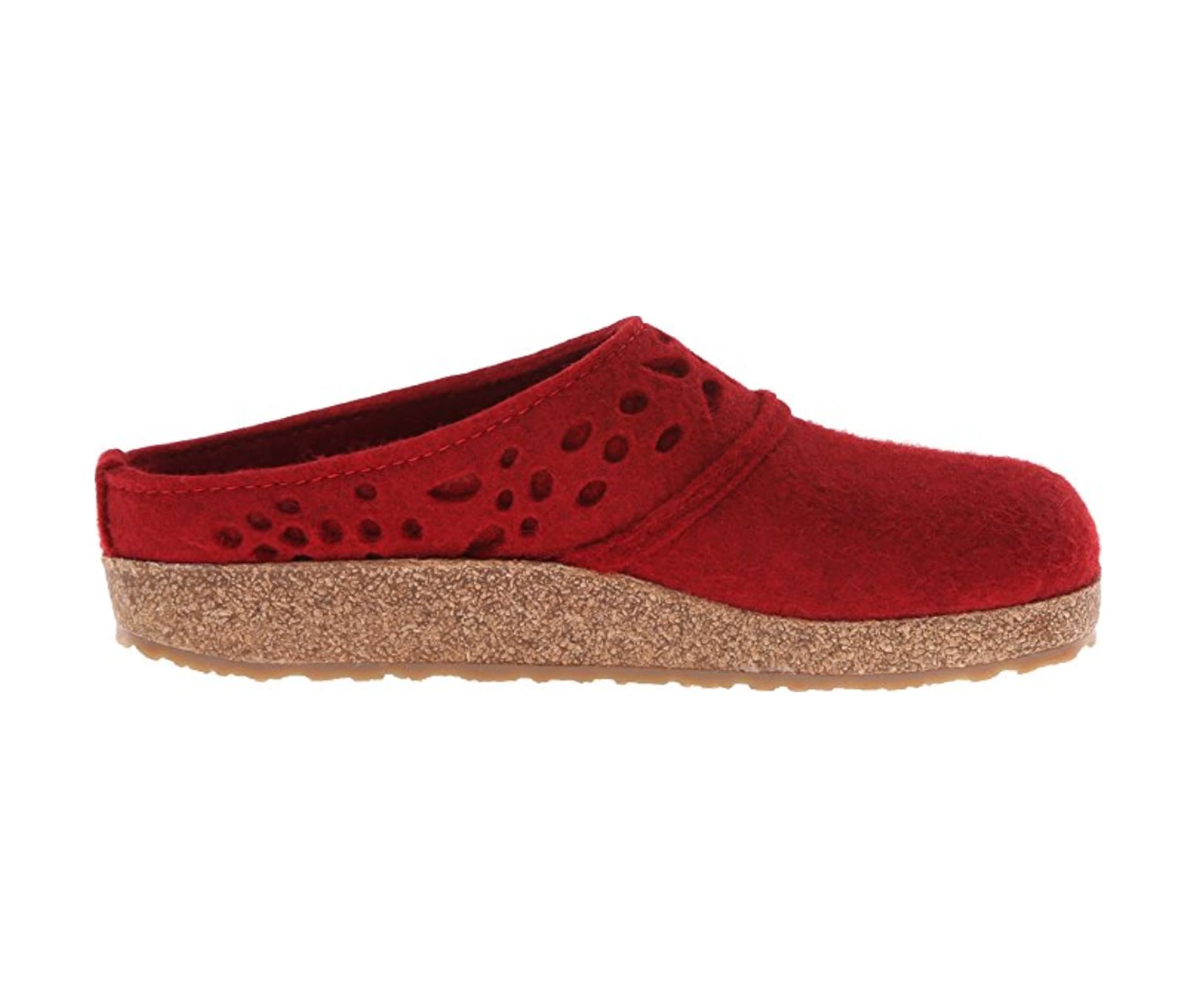 Haflinger Women's GZ Lacey Grizzly Clog Chili - 37