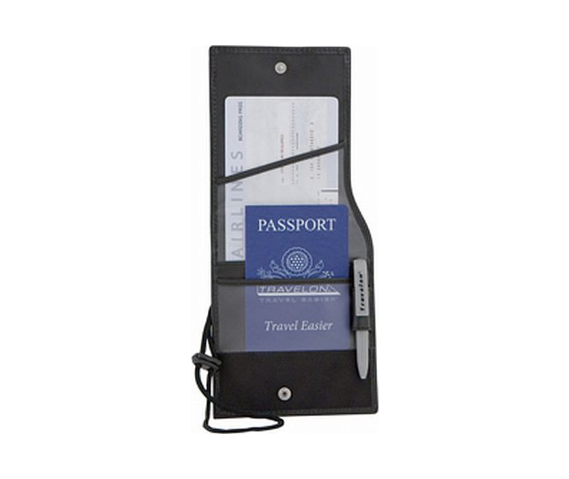 Travelon RFID Blocking ID and Boarding Pass Holder - Black