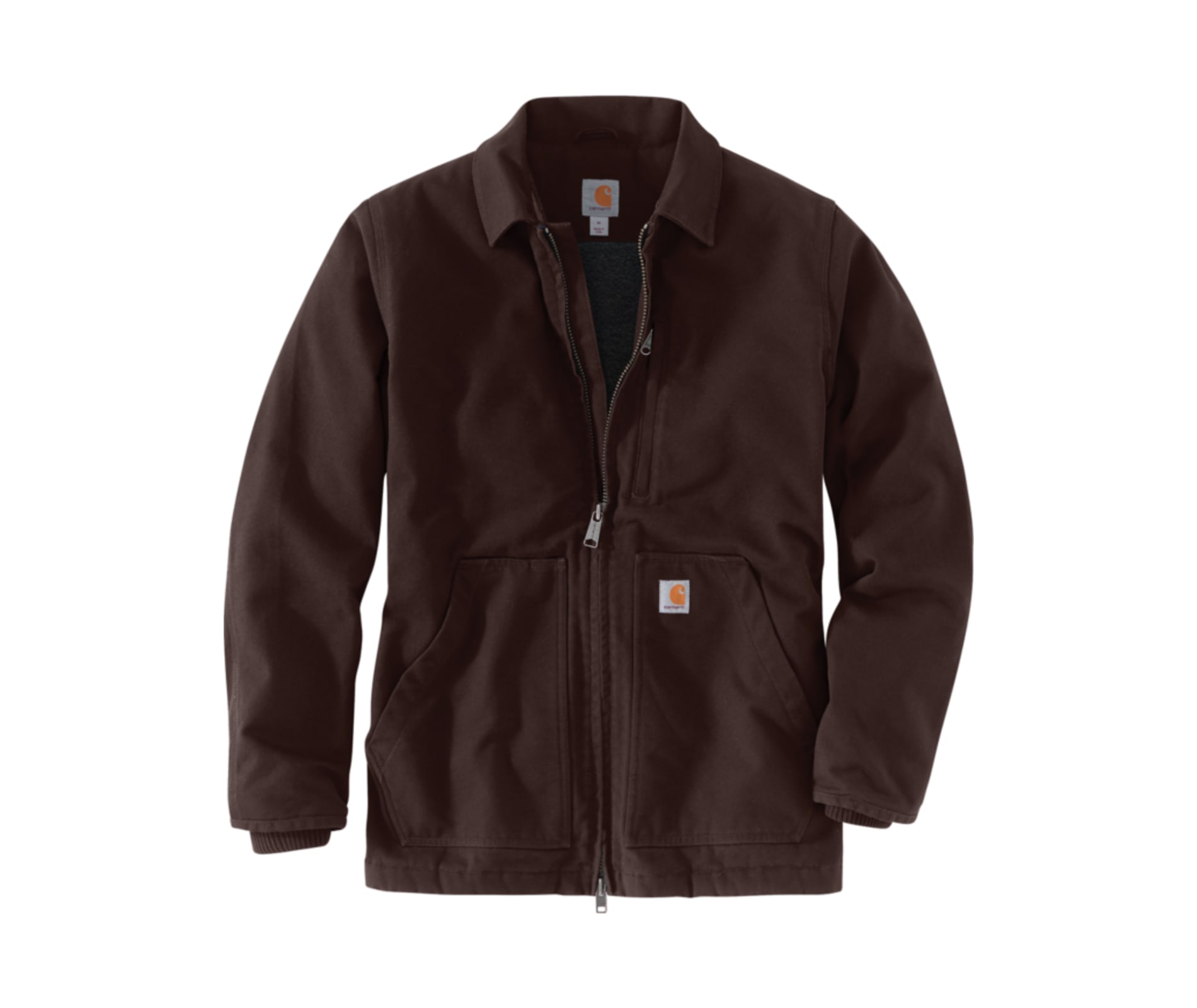 Carhartt Men's Sherpa Lined Coat - Dark Brown - XL