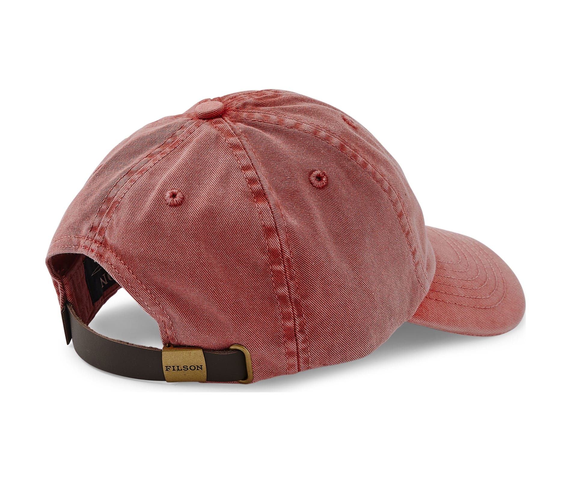 Filson Washed Low-profile Cap - Faded Red Salmon - One Size
