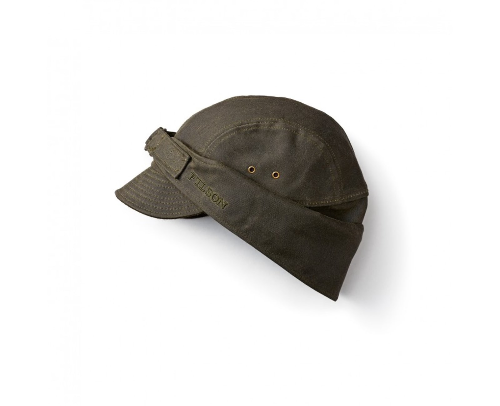 Filson 60063 Tin Cloth Wildfowl Hat Otter Green - Medium