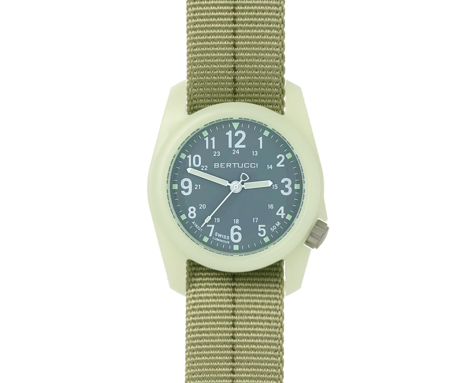 Bertucci Dx3 Plus - Vintage Drab White Dial / Super Luminous Case- 205 ...