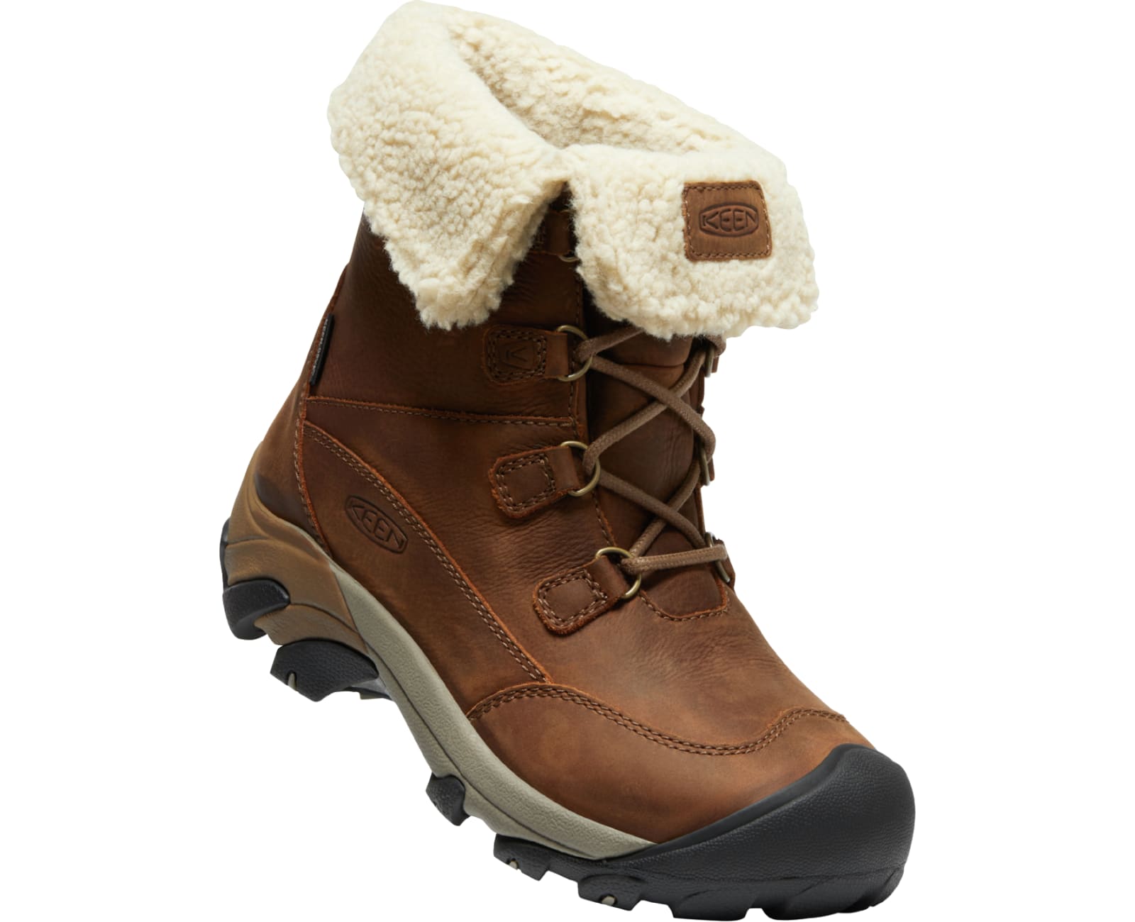 Keen Women's Betty Boot Short Wp - Brown/shitake - 8