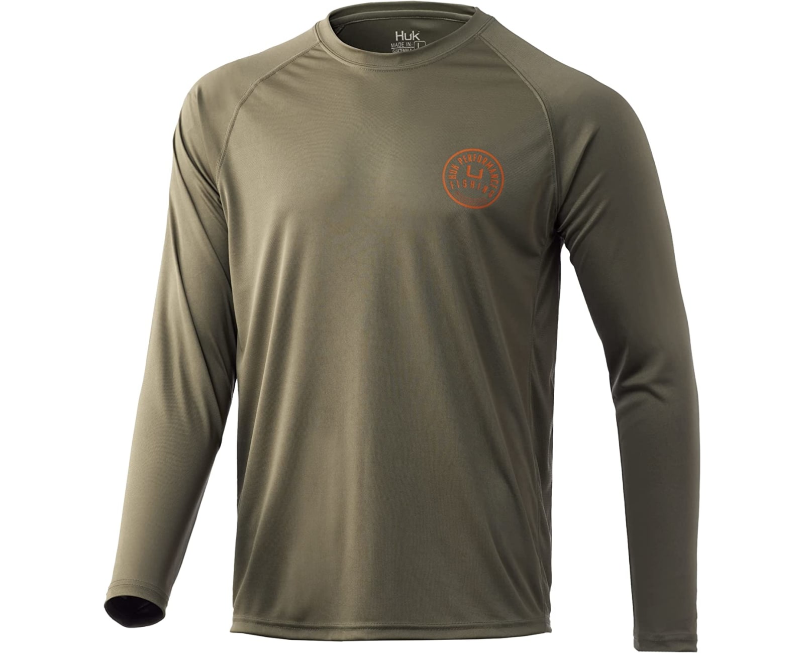 Huk Men's Stamped Catch Pursuit - Moss - Large