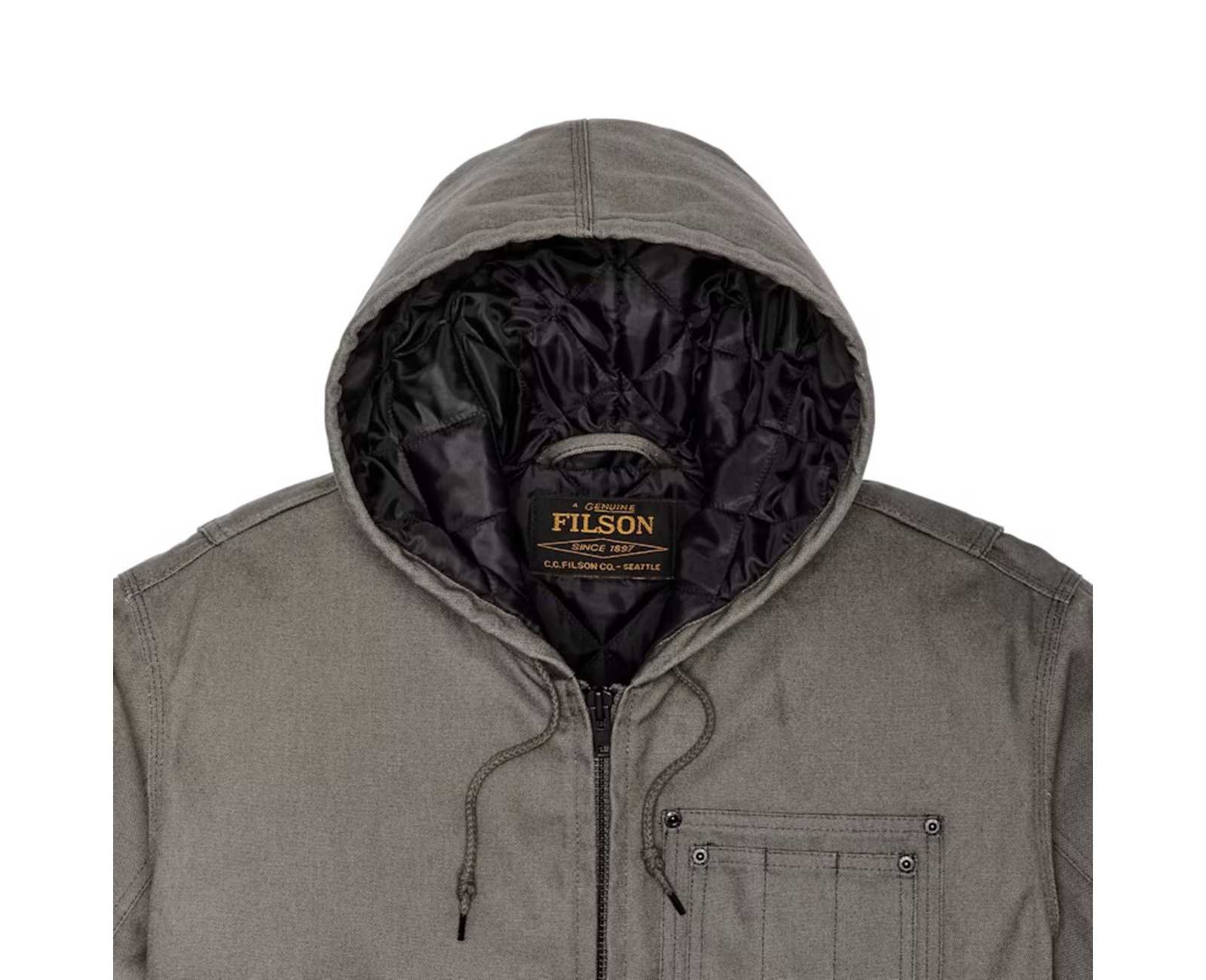 Filson Men's Worksmith Insulated Bomber Jacket - Tarmac - Small