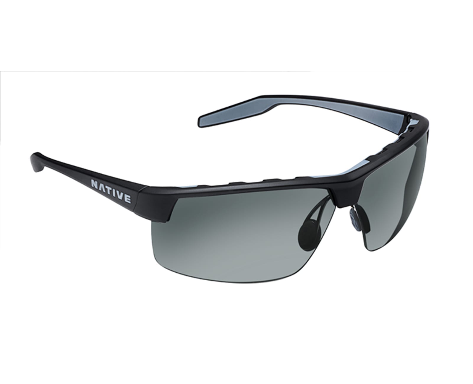 Native Eyewear Hardtop Ultra XP - Matte Black W/ Gray Lenses