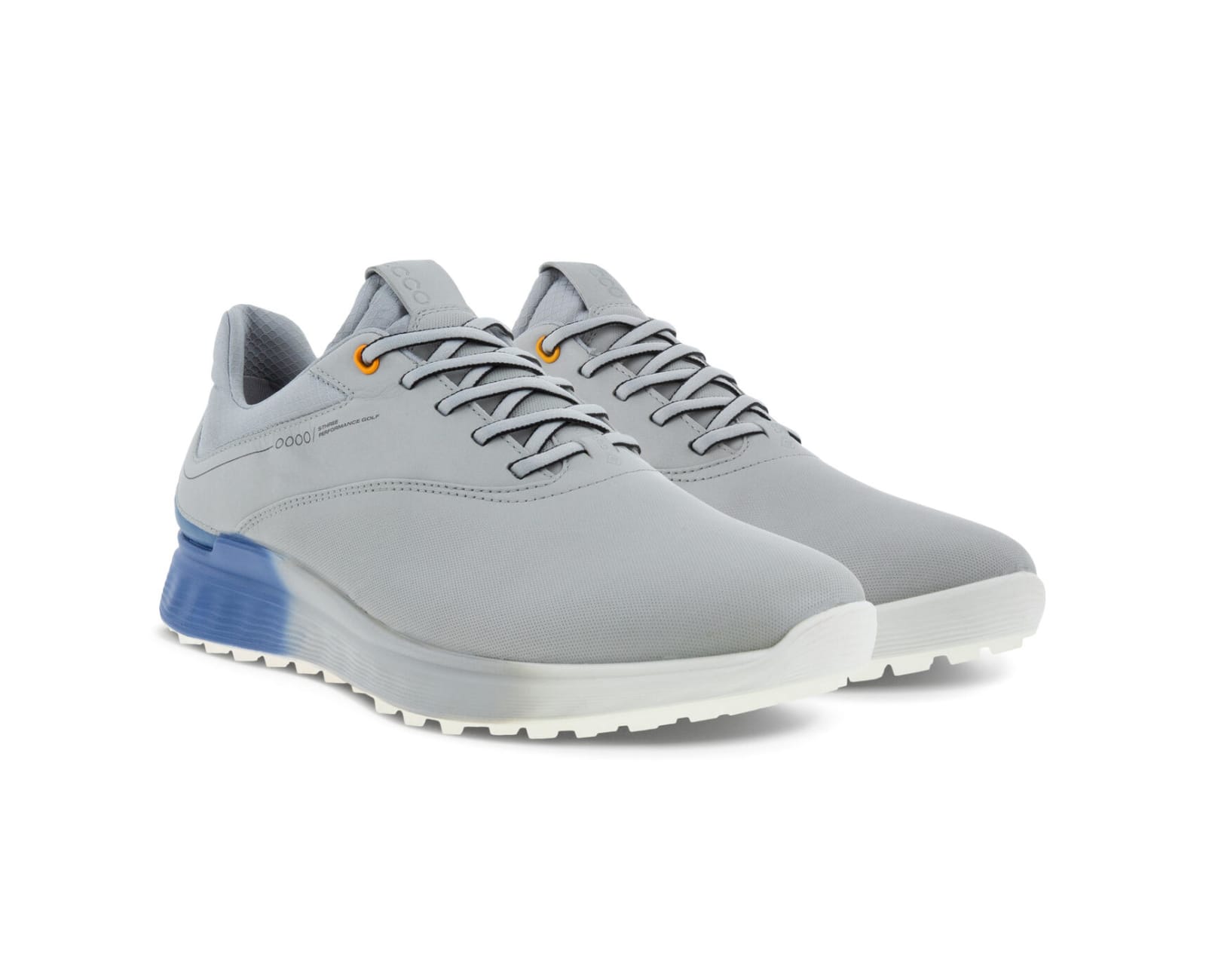 Ecco Men's Golf S-three Golf Shoe - Concrete/retro Blue/concrete - 44