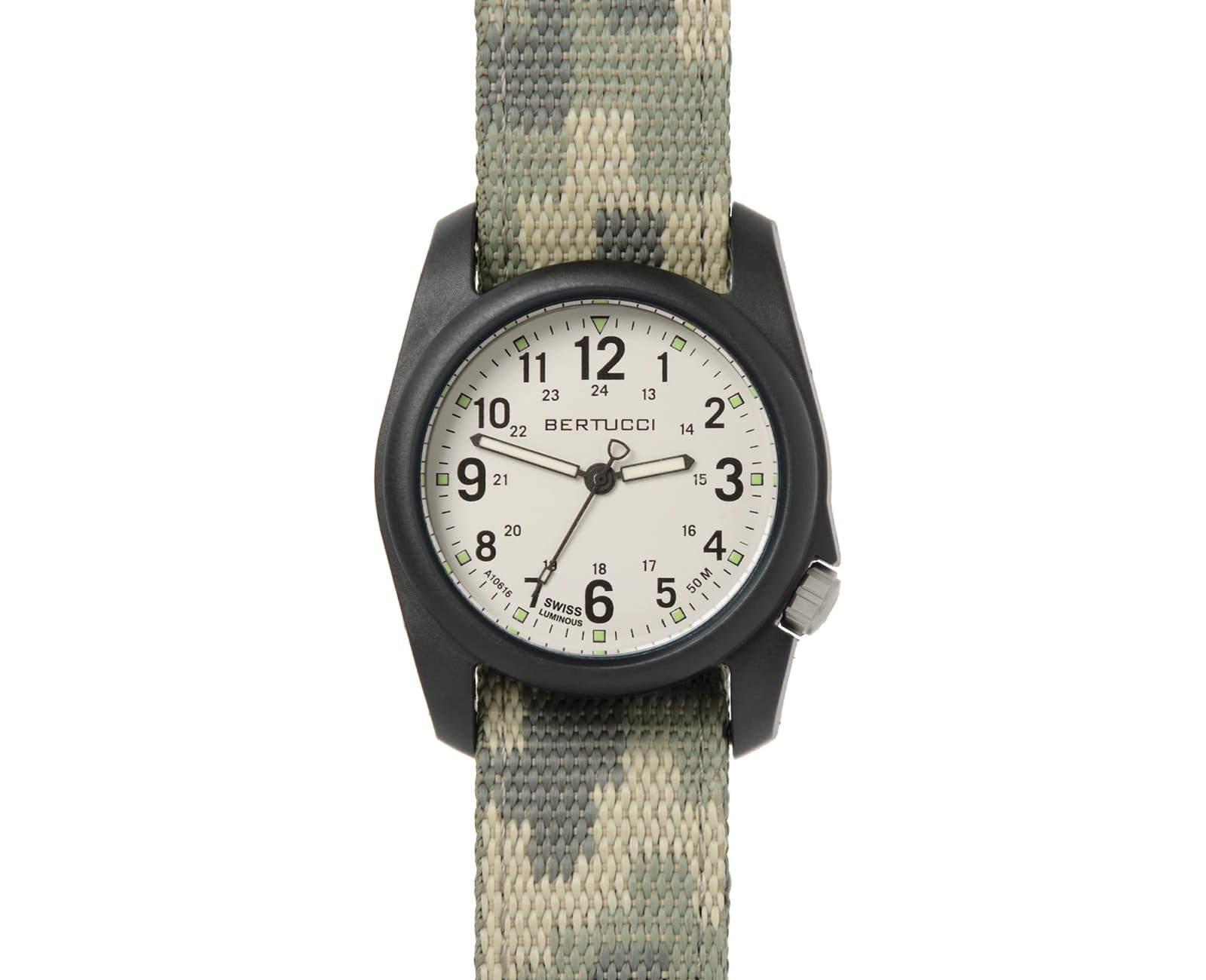 Bertucci Dx3 Field - Stone Dial / Black Case- 64dc Digicam Band