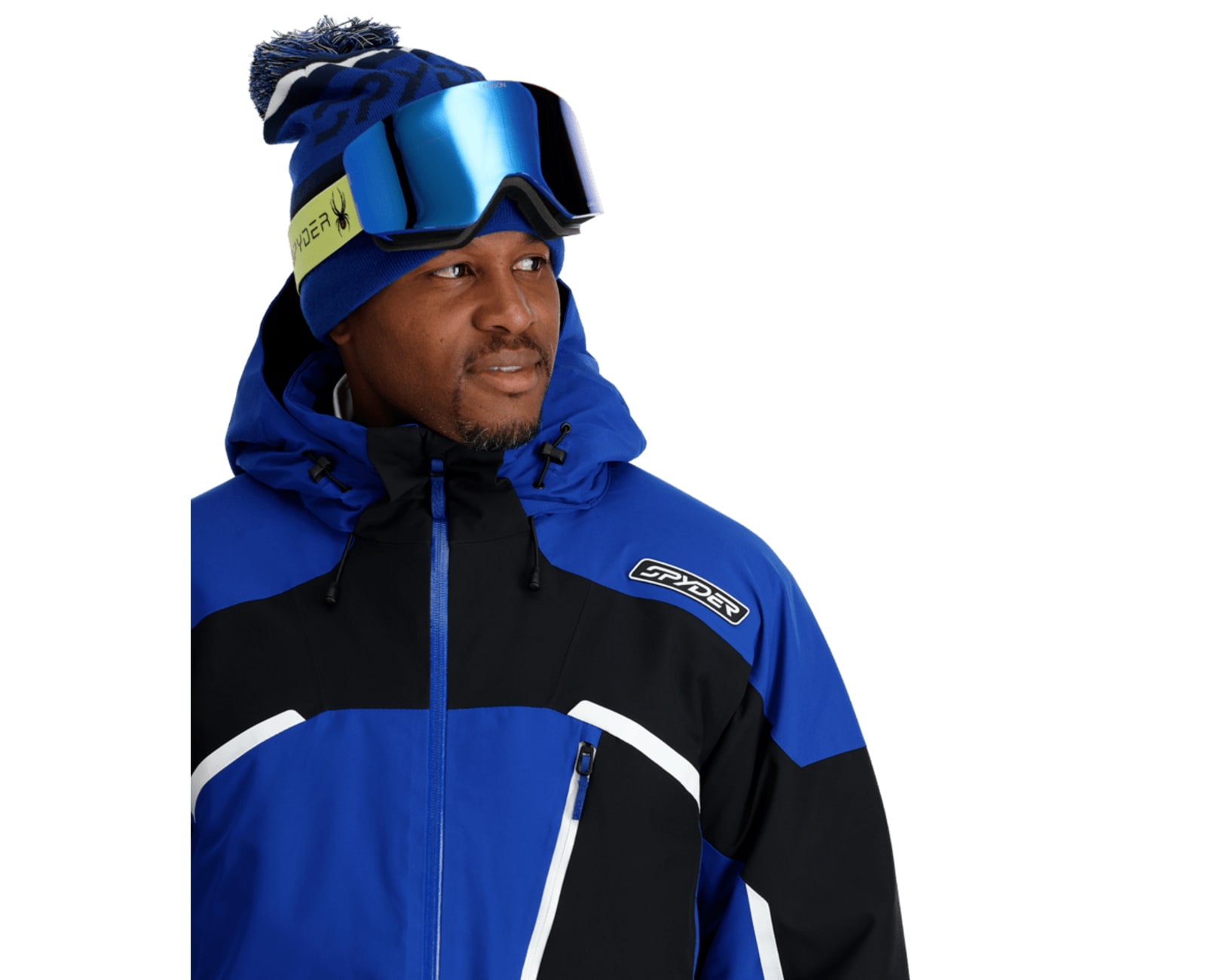 Spyder Men's Leader Jacket - Electric Blue - Large