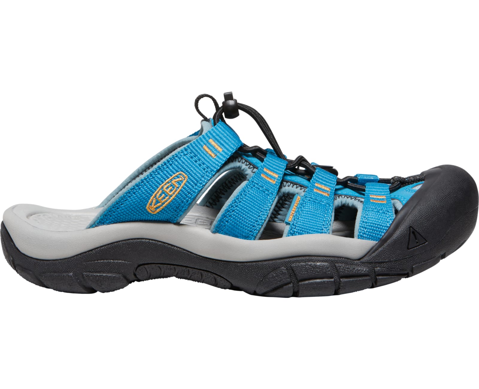Keen Women's Newport Slide - Fjord Blue/iceland Poppy - 7
