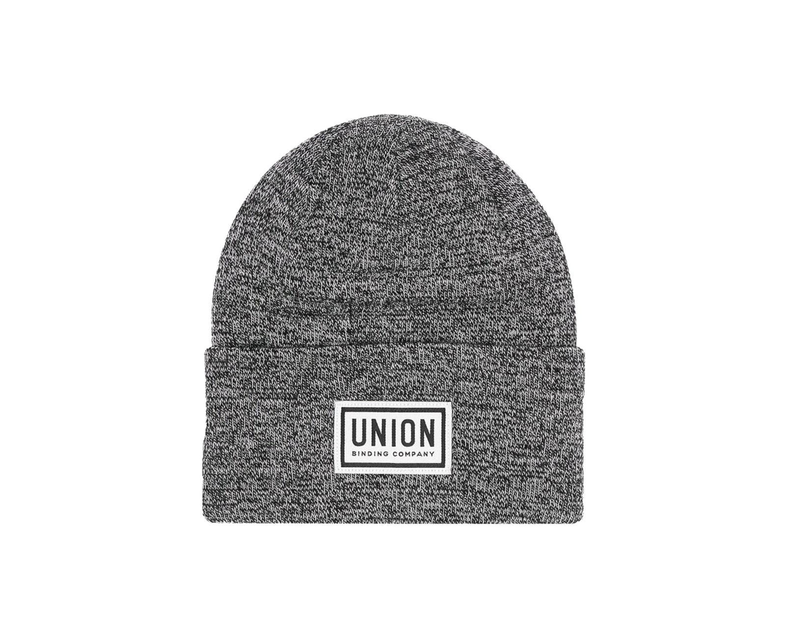 Union Bindings High Cuff Beanie - Black Marl