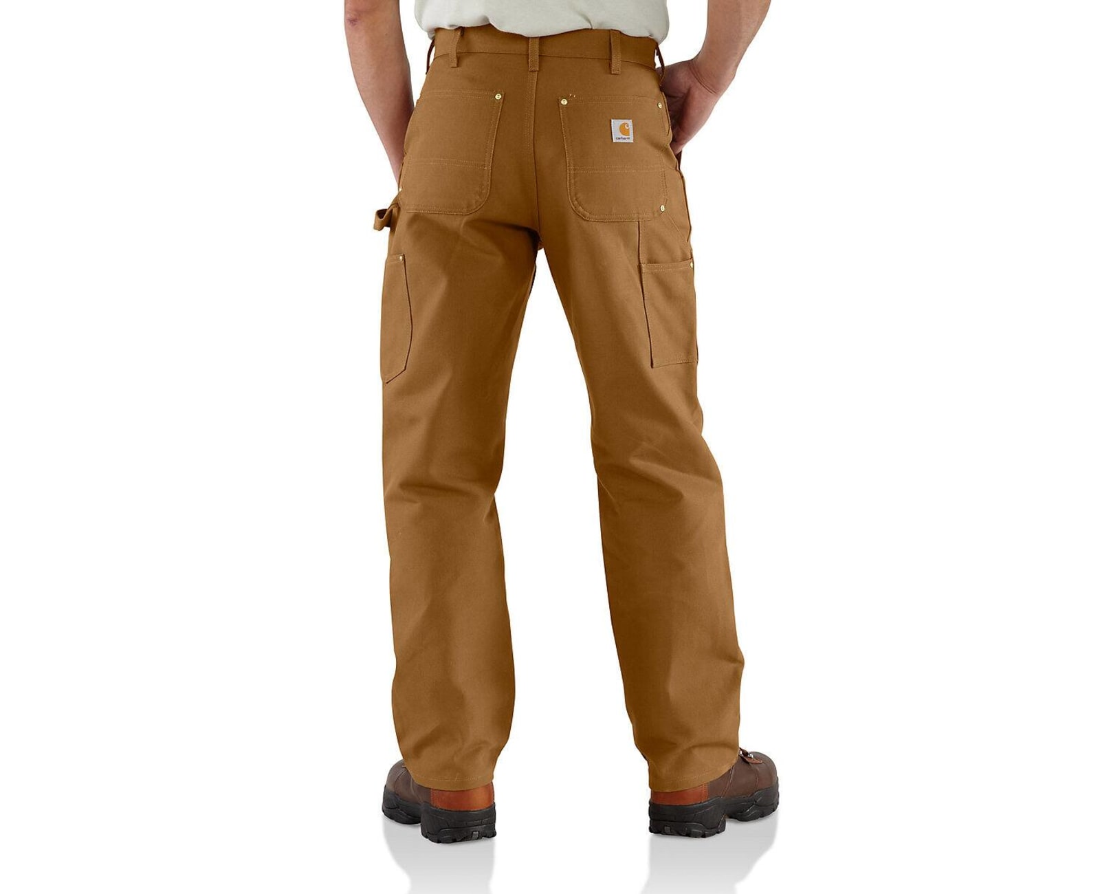 Carhartt Men's Loose Fit Firm Duck Double Front Utility Work Pant ...