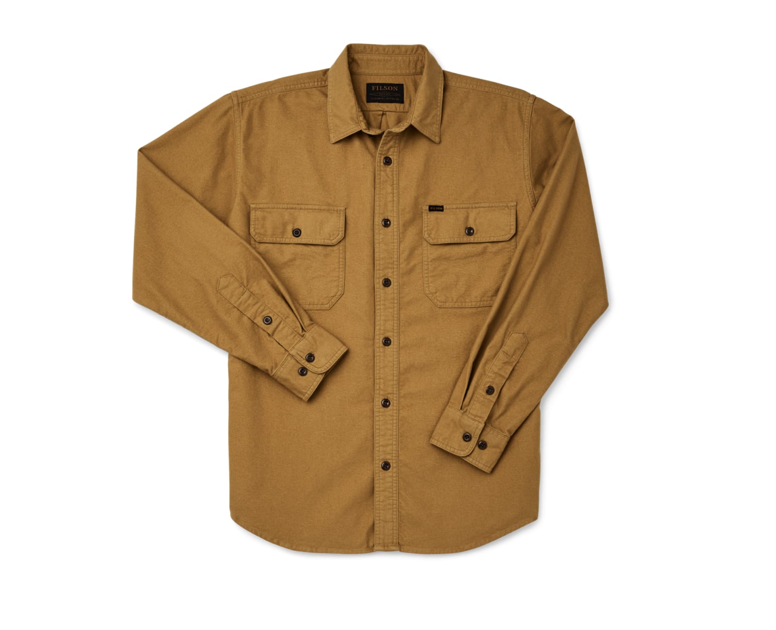 Filson Men's Field Flannel Shirt - Nubucktan - Small
