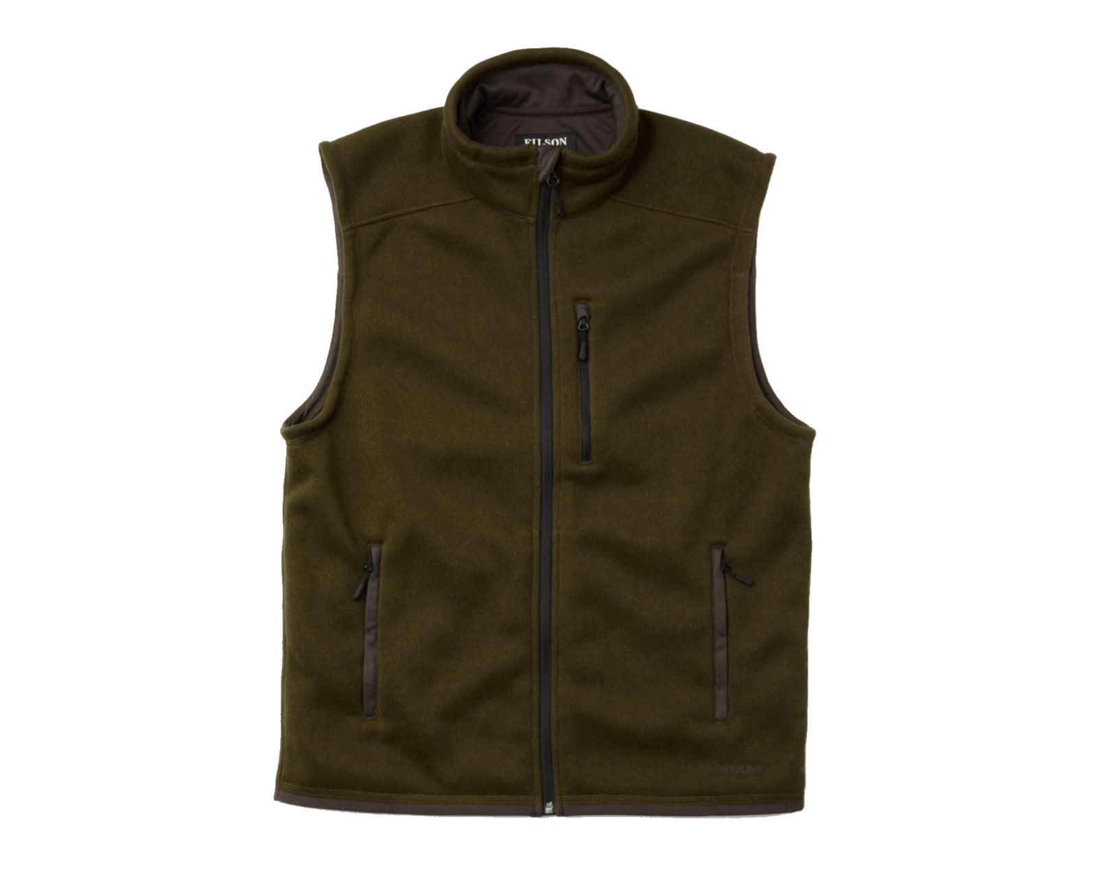 Filson Men's Ridgeway Fleece Vest - Olive Drab - Small