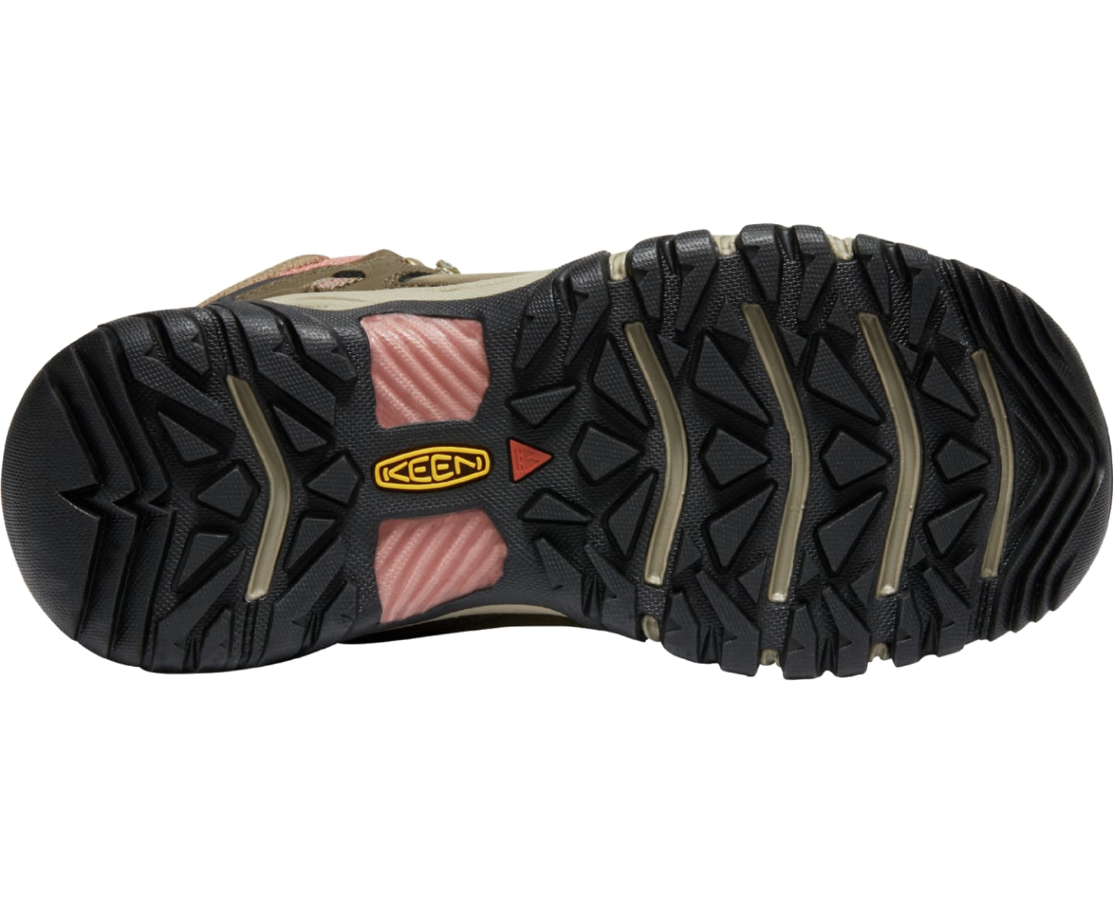 Keen Women's Ridge Flex Mid Wp - Timberwolf/brick Dust - 10.5