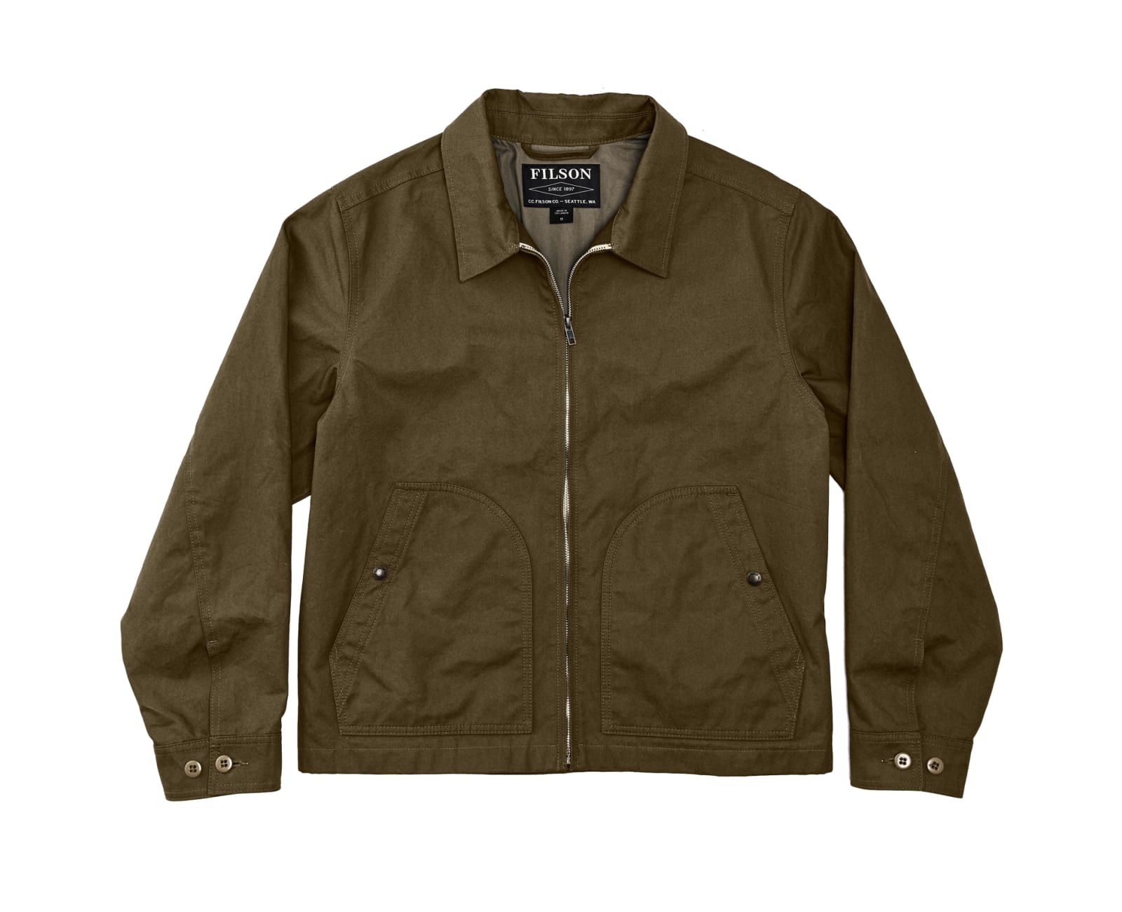Filson Men's Ranger Crewman Jacket - Olivedrab - Medium