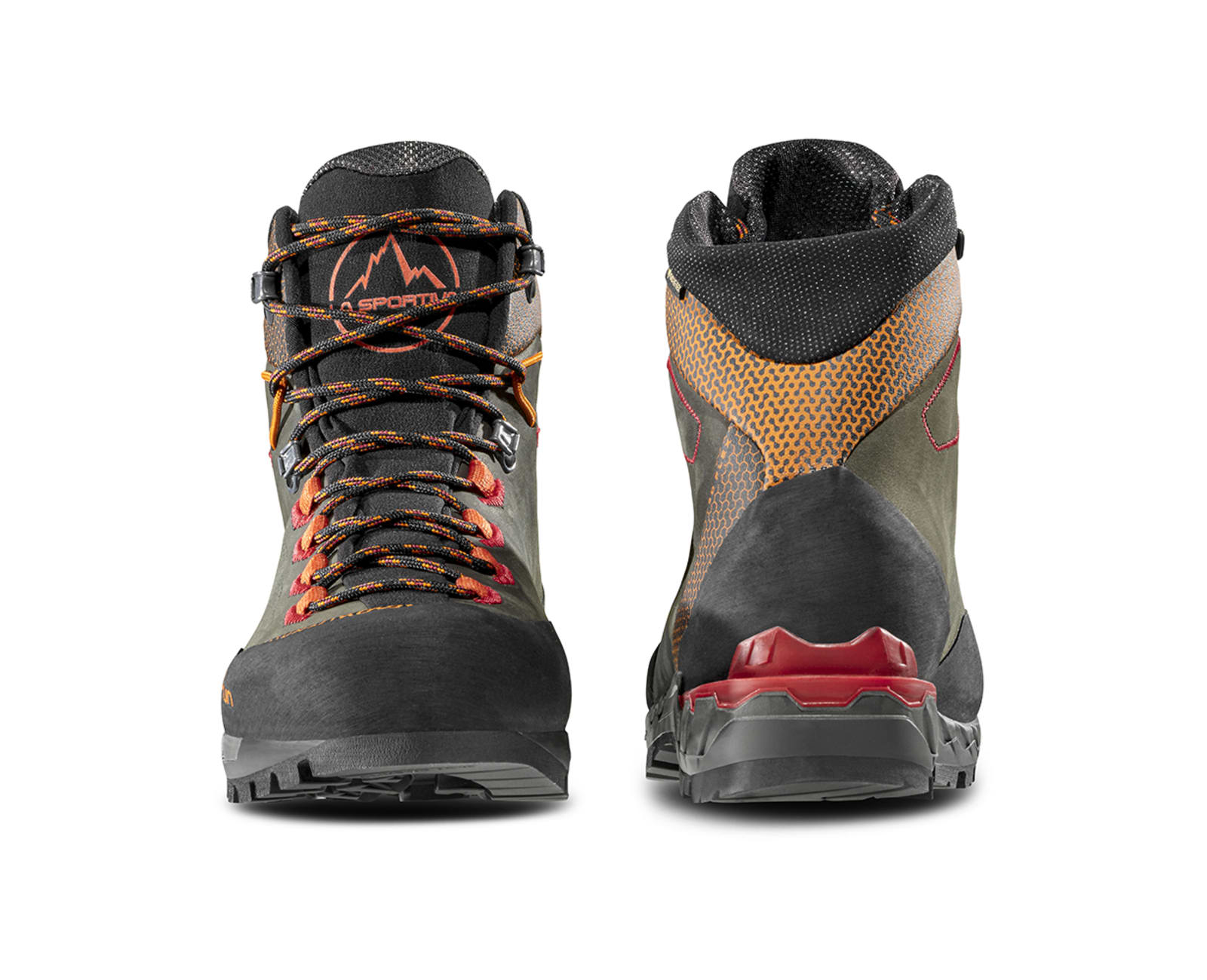 La Sportiva Men's Trango Tech Leather Gtx - Carbon/hawaiian Sun - 42