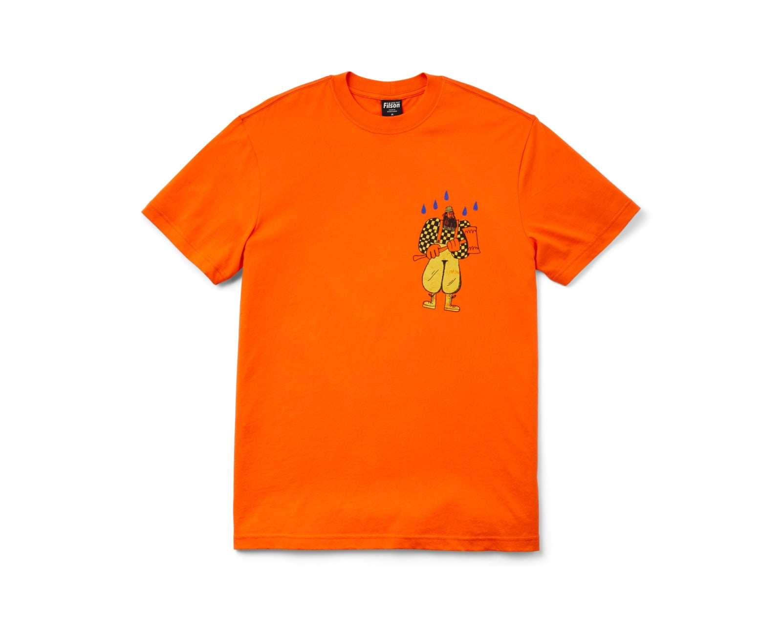 Filson Men's Short Sleeve Ranger Graphic T-shirt - Blaze/lumberjack - Large